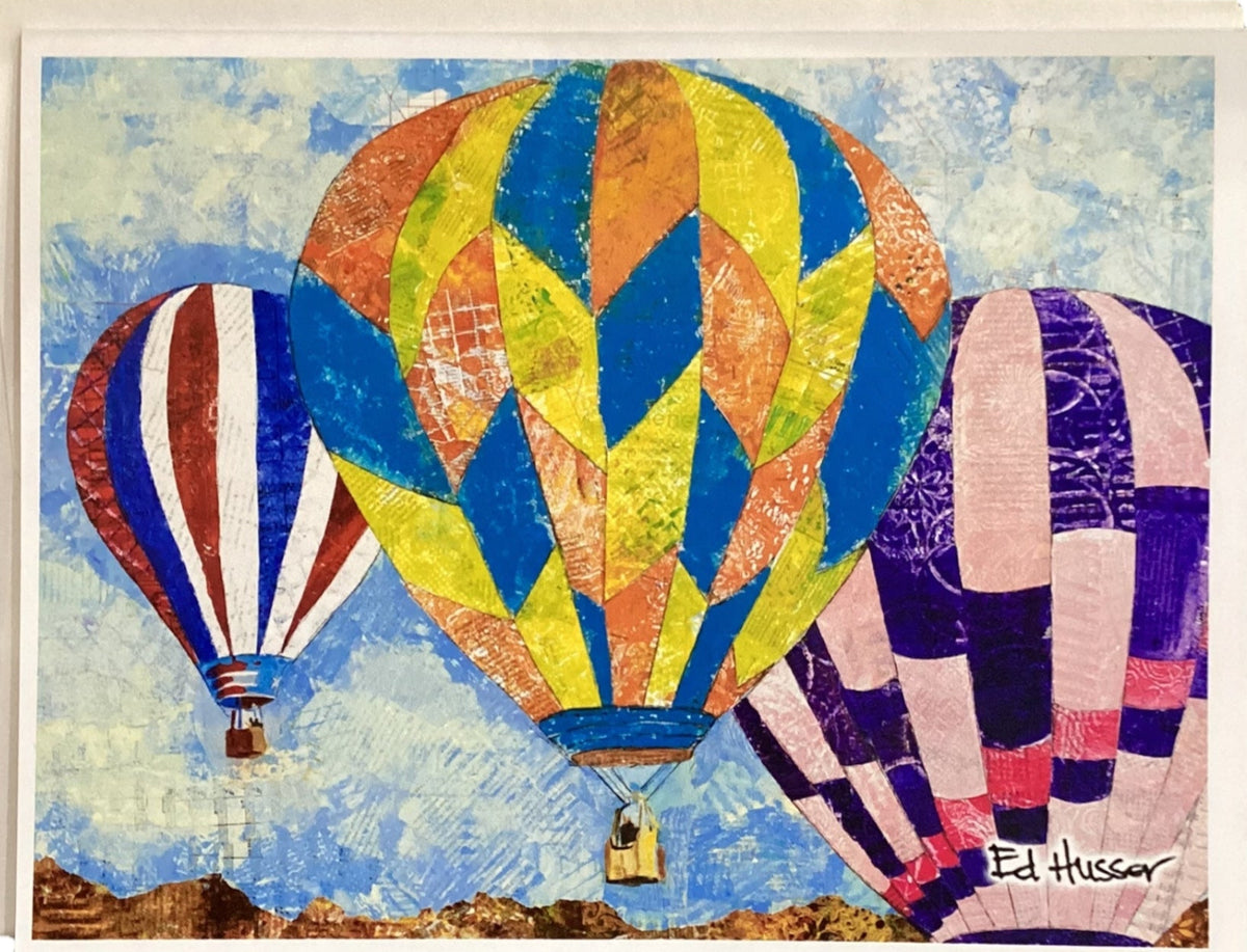 Fiesta Balloons - Notecard – Wild Oats & Billy Goats NSB