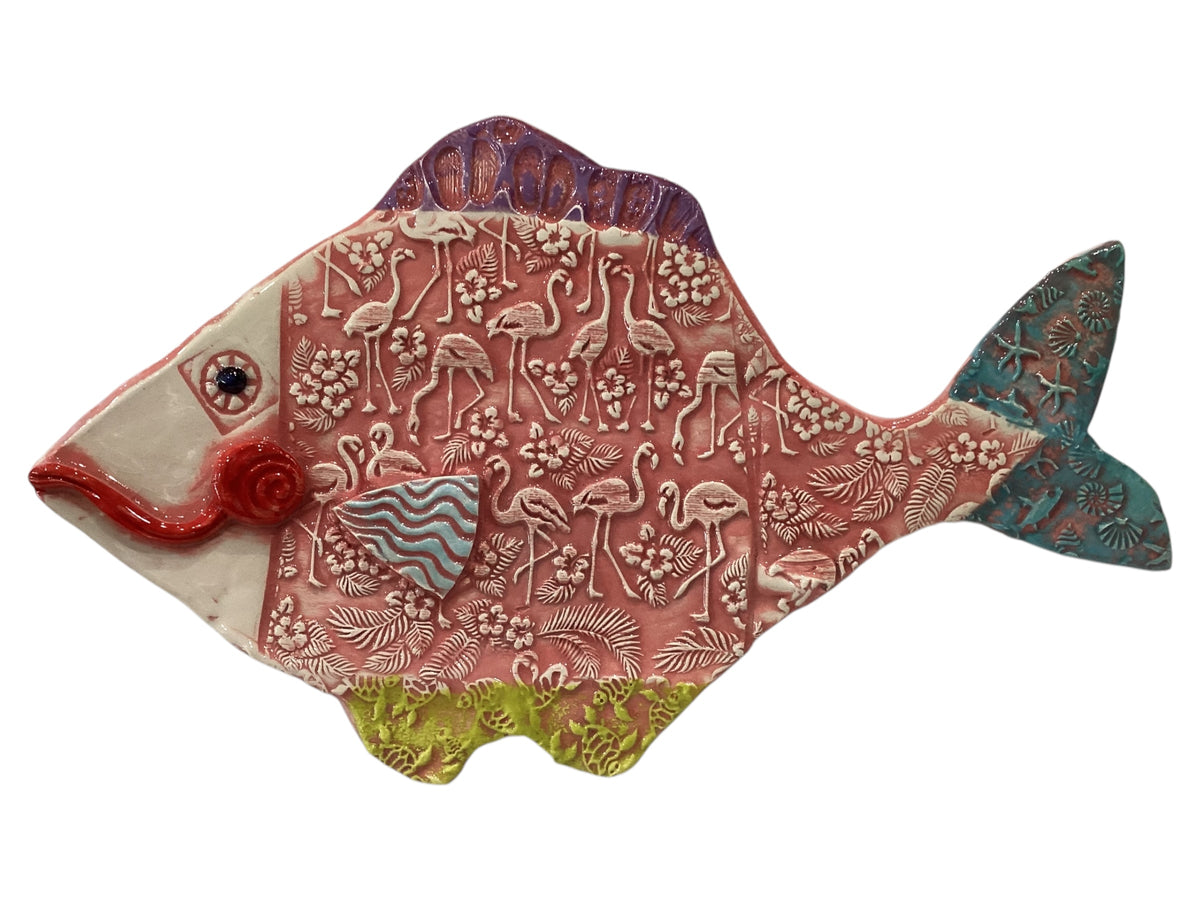 Ceramic Fish - Flamingos – Wild Oats & Billy Goats NSB