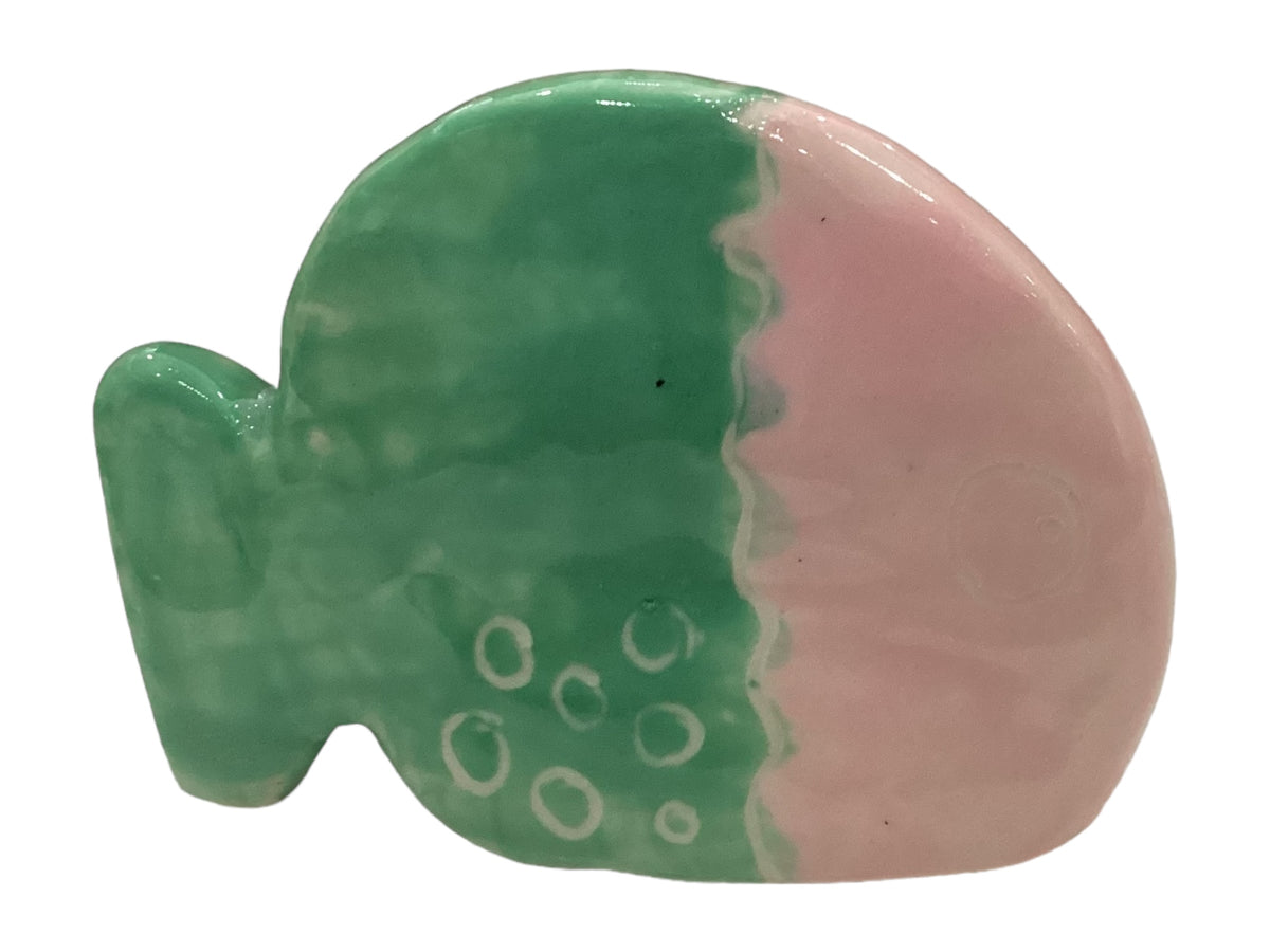 Stone Fish - Pink/Green – Wild Oats & Billy Goats NSB