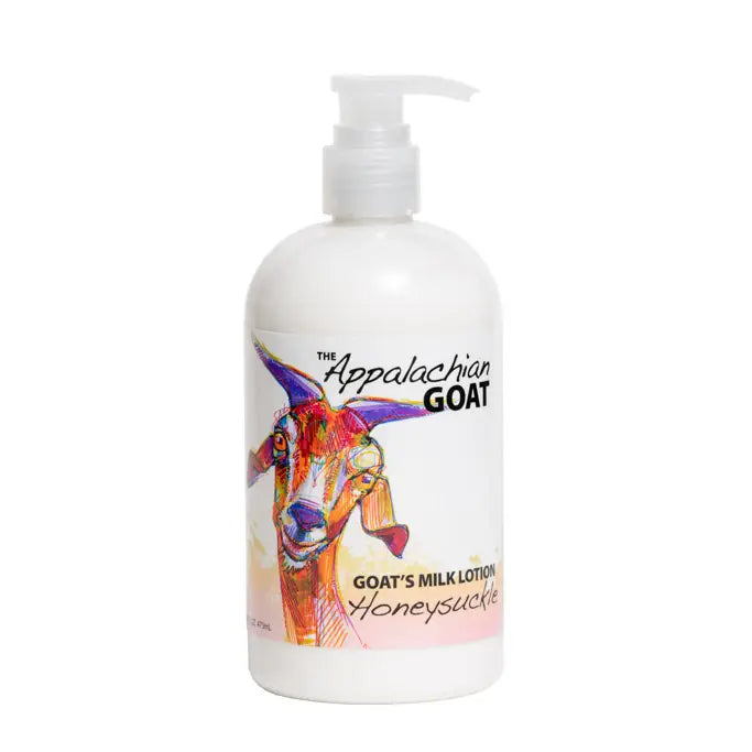 16oz Goats Milk Lotion - Honeysuckle – Wild Oats & Billy Goats NSB