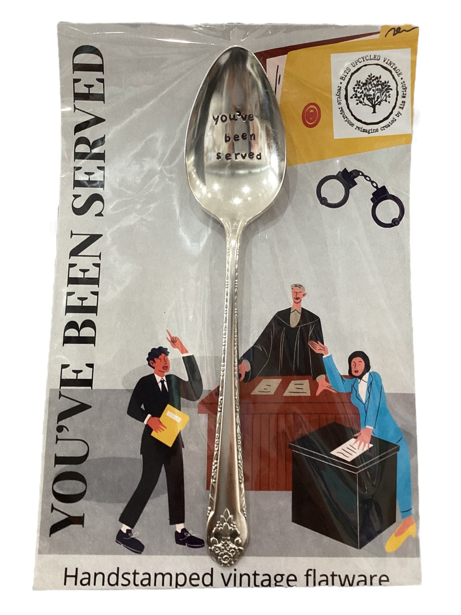 "You've Been Served" Serving Spoon – Wild Oats & Billy Goats NSB