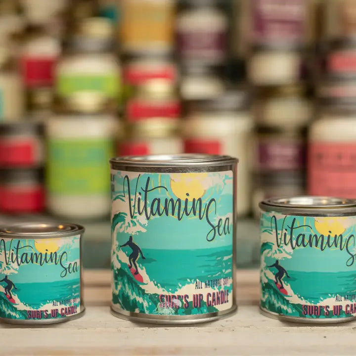 Vitamin Sea Paint Can Candle - Vintage Collection – Wild Oats & Billy ...
