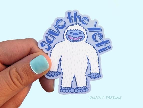 Save The Yeti Sticker – Wild Oats & Billy Goats NSB