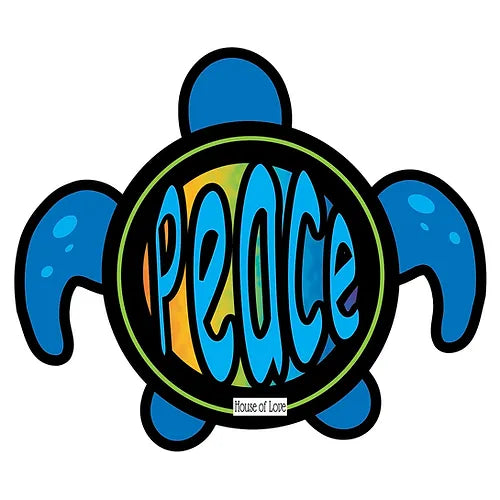 Peace Turtle Bumper Sticker – Wild Oats & Billy Goats NSB