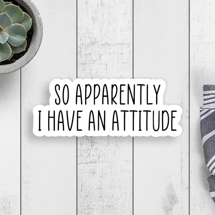 Attitude Vinyl Sticker – Wild Oats & Billy Goats NSB