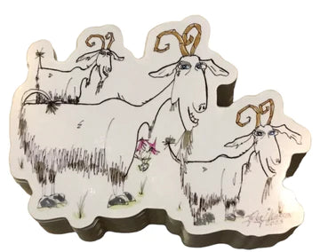 Triple Billies Stickers – Wild Oats & Billy Goats NSB